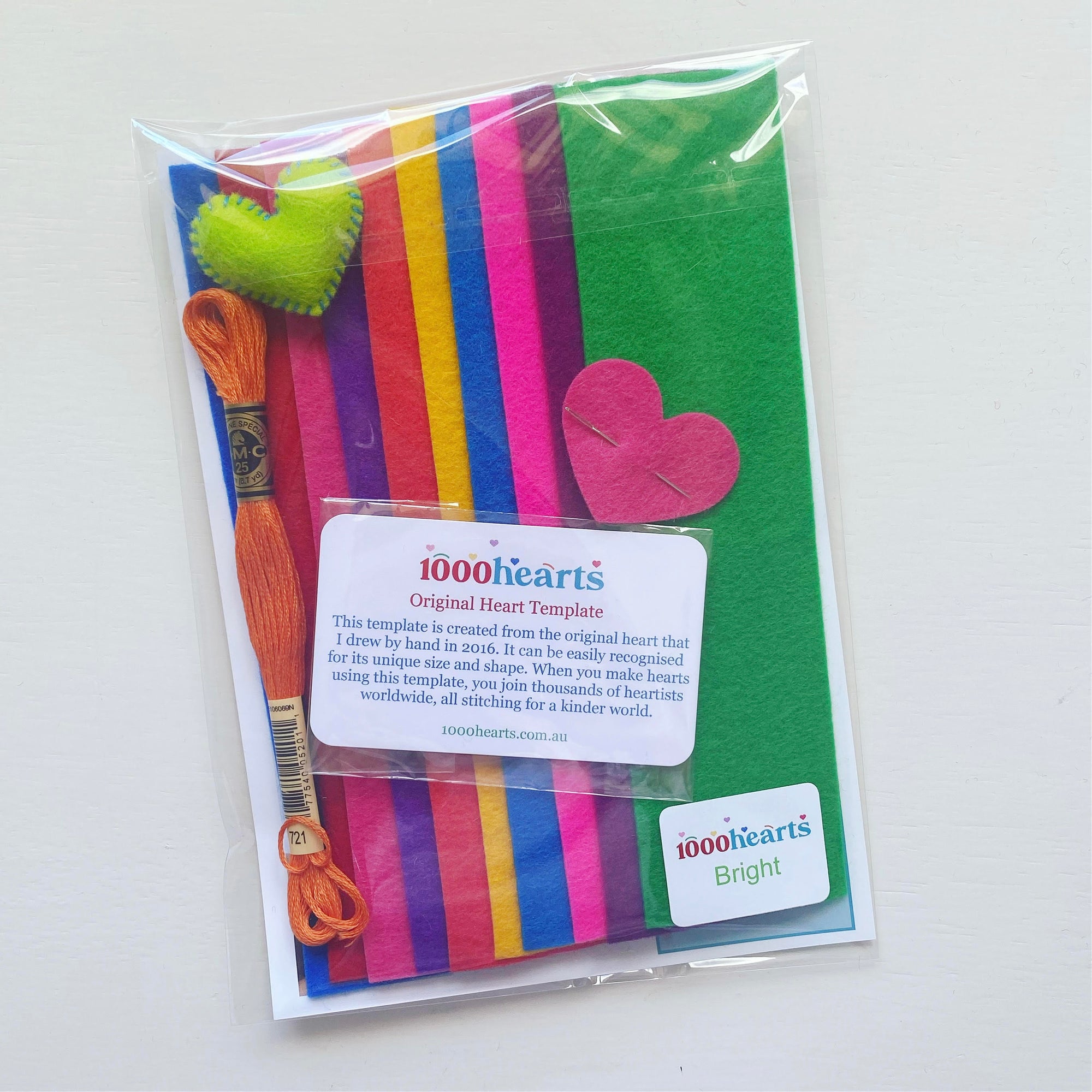 Kit - Heart Starter with felt strips – 1000 Hearts