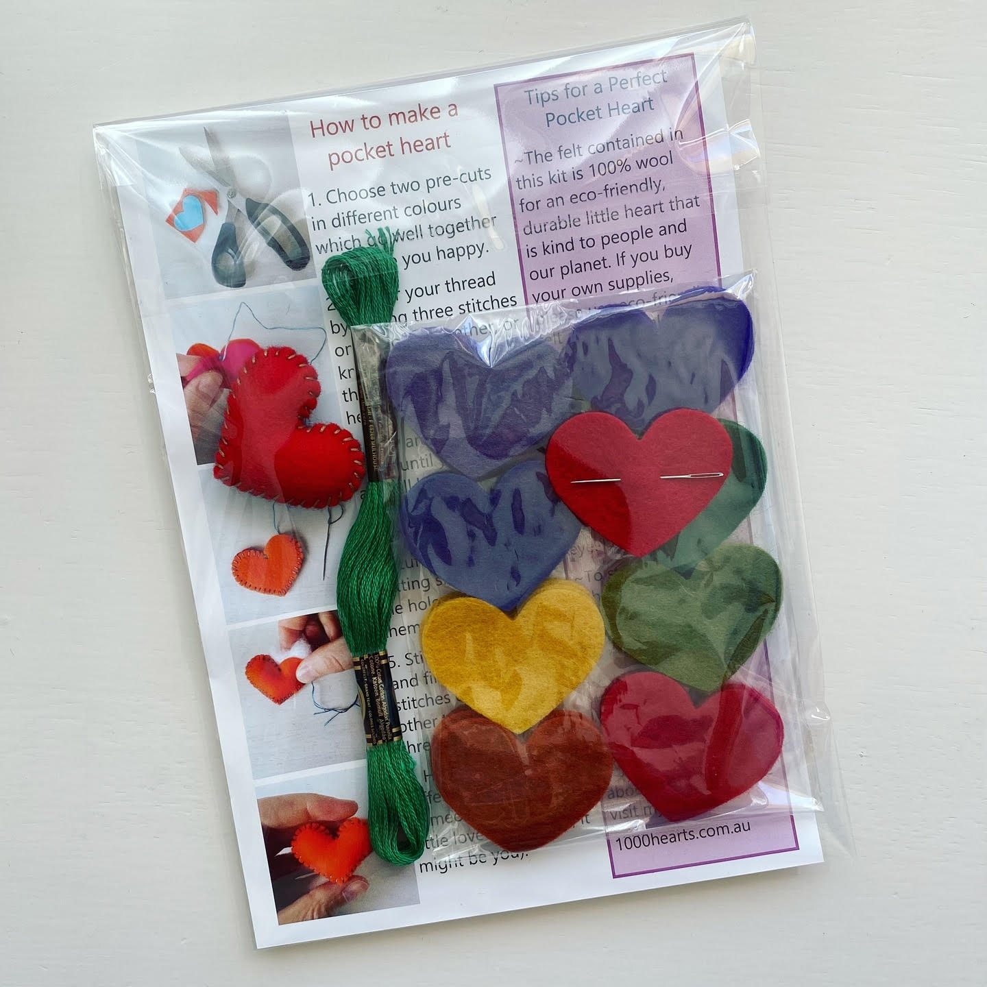 Kit - Heart-Starter with Pre-Cut Hearts – 1000 Hearts